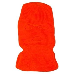 Chrome Hearts | Accessories | Neon Orange Ski Mask Halloween Costume ...